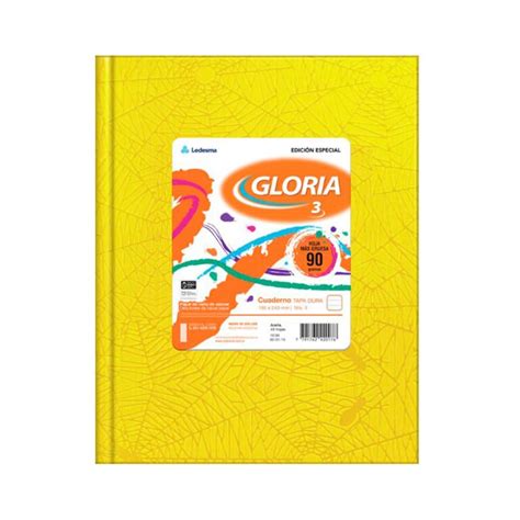 Cuaderno Escolar Tapa Dura Rayado N3 1924 Gloria 324736 Improstock