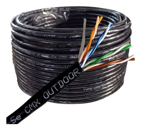 50 Metros Cable Utp Cat 5e Exterior 100 Cobre Nexxt