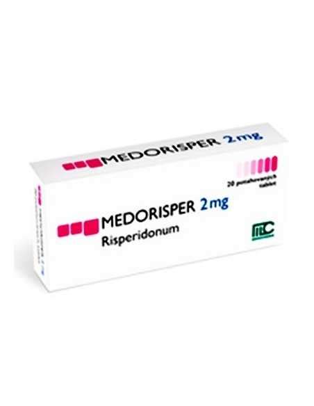 Medorisper 2 mg 20 film coated tablets Медориспер 2 mg 20 филмирани
