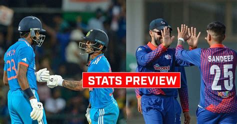 Asia Cup 2023 IND Vs NEP Stats Preview Check Out Records That Can