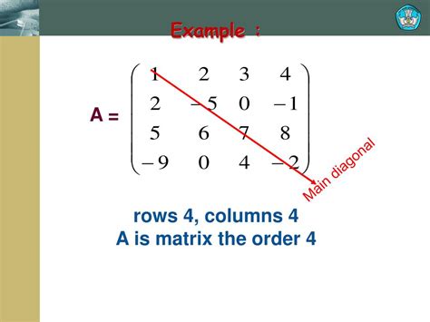 ppt understanding n o tation and dimension of matrix types of matrix powerpoint presentation