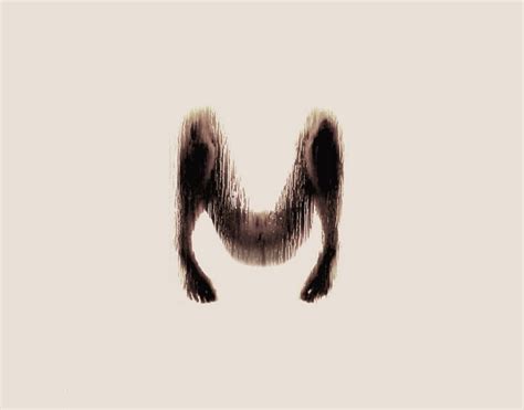 Naked Silhouette Alphabet