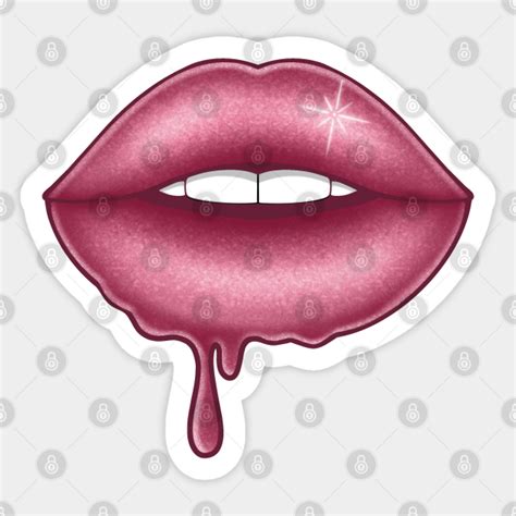 Glitter Lips Stickers Lipstutorial Org