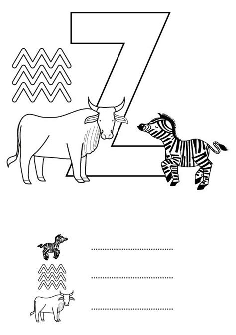 Abecedario Letra Z Para Colorear Estas Son Apropiadas Para