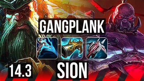 GP Vs SION TOP 7 Solo Kills 800 Games Legendary 13 3 3 KR