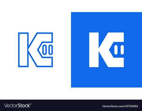 Initial Letters K Logo Designs Bundle Royalty Free Vector