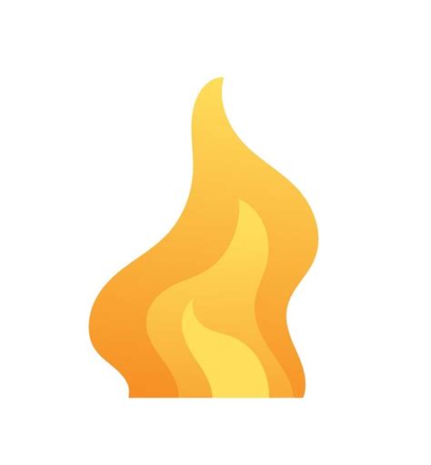 Premium Vector Burning Bonfire Vector Illustration