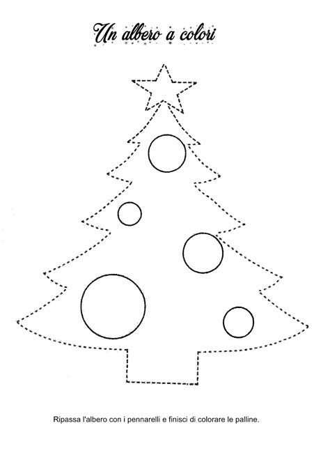 La Maestra Linda Schede Natale Da Colorare L Albero