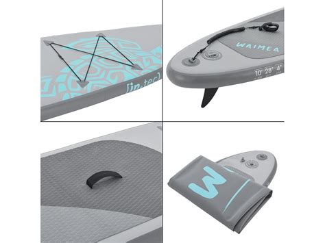 Prancha De Stand Up Paddle IN TEC PVC Cinzento 305 X 71 X 10 Cm