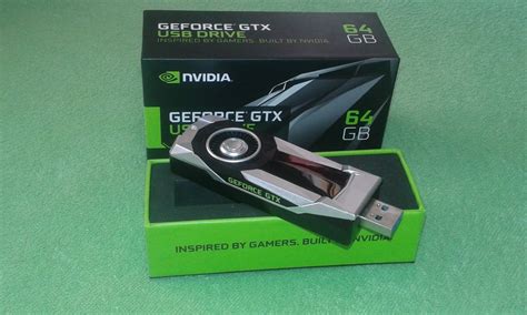 Nvidia GeForce GTX USB Drive 64GB USB 3 0 7640238210 Oficjalne