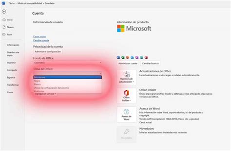 C Mo Activar En Word El Modo Oscuro Que Incluye La Aplicaci N De