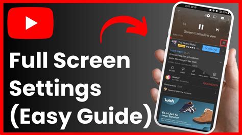 Youtube Full Screen Settings Easy Steps Youtube