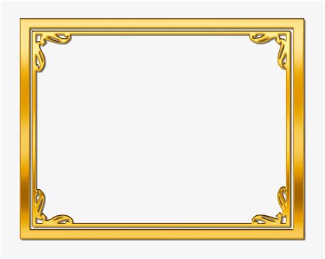 Gold Frame Png