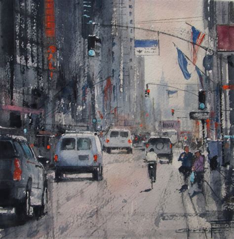 Painter Pablo Rubén López Sanz Watercolors masterpices Spanish