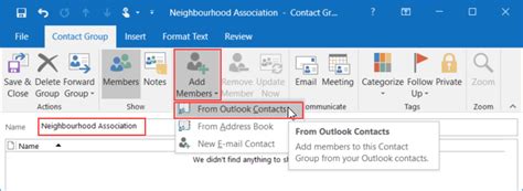 How To Create And Use Outlook Contact Groups And Send Group Emails