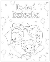 Dzień dziecka kolorowanki do duku E kolorowanki eu