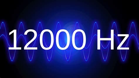 12000 Hz Clean Pure Sine Wave TEST TONE 12 Khz Frequency YouTube