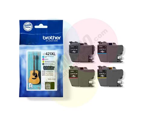 Cartouches D Encre Brother LC421XL Noir Et Couleur Value Pack 4