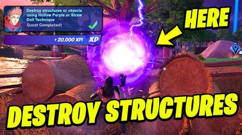 How To Easily Destroy Structures Or Objects Using Hollow Purple Or