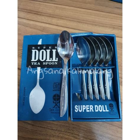 Jual Super Doll Sendok Teh Tea Spoon Stainless Steel Harga Dus Isi