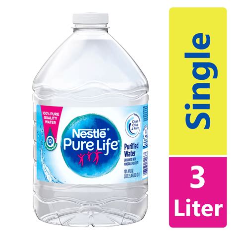 Nestle Pure Life Purified Water Fl Oz Plastic Bottled Water