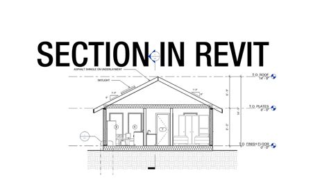 How To Draw A Building Section In Revit Youtube
