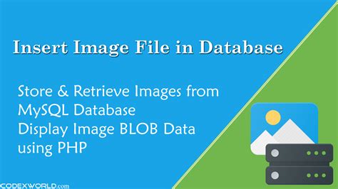 store and retrieve image from mysql database using php codexworld