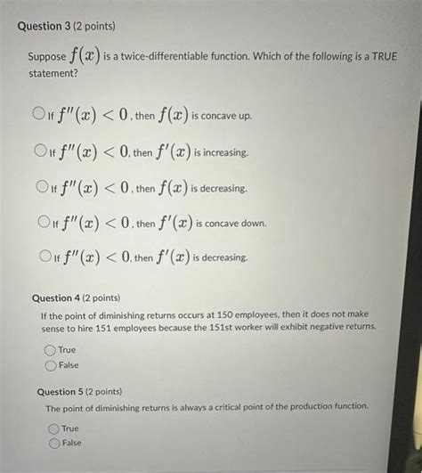 solved suppose f x is a twice differentiable function