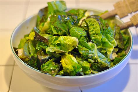 Recette Salade Verte Vinaigrette Menu By Menu