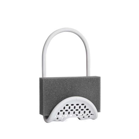 Porte éponge flexible blanc Evier ON RANGE TOUT