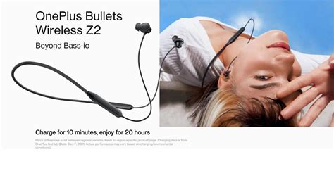 OnePlus Bullets Wireless Z2 ANC Bluetooth Neckband 45dB ANC Tech