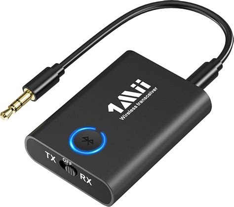 Upgraded 1Mii Bluetooth 5 3 Transmitter Receiver 2 In 1 AptX HD Low