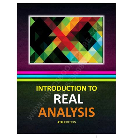introduction to real analysis 4th edition by robert g bartle prince book centre