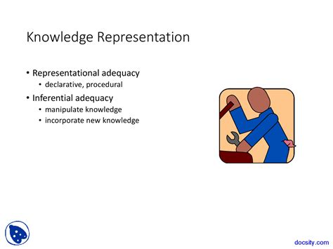 knowledge representation embedded intelligent robotics lecture slides docsity