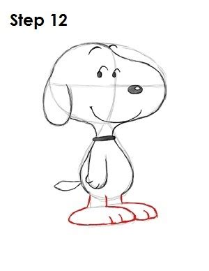 How To Draw Snoopy