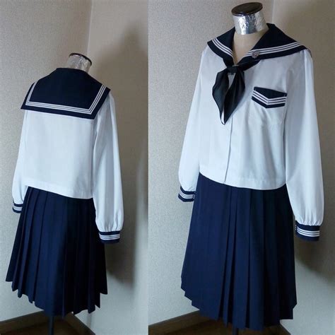 セーラー服少女サイボーグ on Twitter RT seifuku ichiba 鹿児島県 甲南高校 制服 校章付 中間制服が出品さ