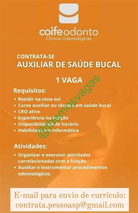 Auxiliar de Saúde Bucal Teresina PI 01 vaga s Themos Vagas