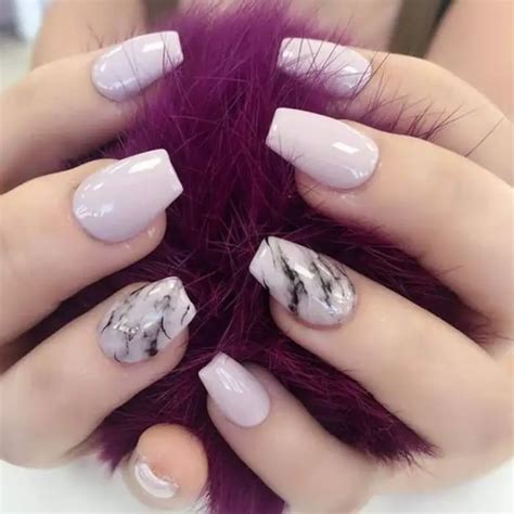 Uñas de Mármol Hermosos Diseños de Rocas para tus Manos