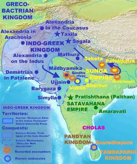 A Map Of India Showing The Major Cities And Their Respective Rivers