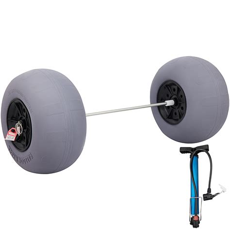 VEVOR Roues De Ballon De Plage 33 Cm 81 5 Cm Pneus Ballon Roues De