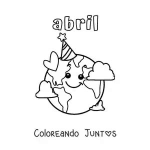 10 Dibujos Del Mes De Abril Para Colorear Gratis Coloreando Juntos
