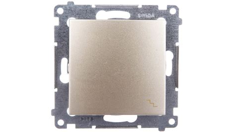 Simon 54 Łącznik schodowy złoty mat DW6A 01 44 KONTAKT SIMON Sklep
