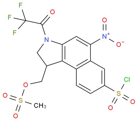 Methanesulfonic Acid 7 Chlorosulfonyl 5 Nitro 3 2 2 2 Trifluoro 1
