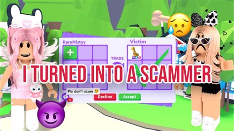 I Became An Adopt Me Scammer For 24 HOURS Roblox YouTube