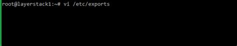 layerstack tutorials layerstack how to set up nfs share on linux cloud servers