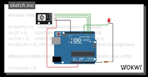 Rotary Encoder Test Wokwi Esp32 Stm32 Arduino Simulator