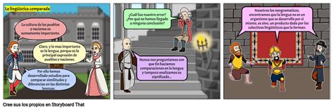 La lingüística comparada Storyboard by f529d787