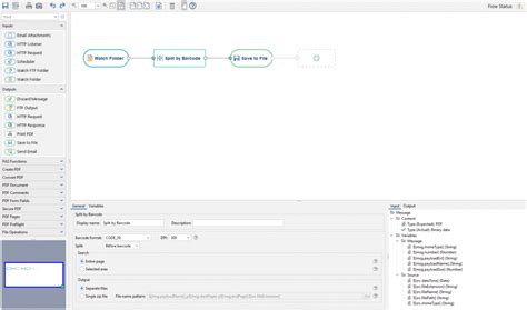 how to create an automated flow to split pdf documents by barcode knowledge base qoppa java