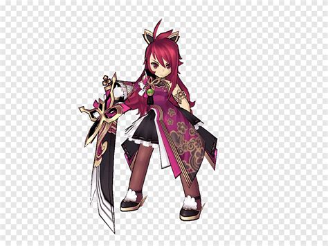 Elesis Elsword Game Mangaka Costume Design Chuang Game Time Png PNGEgg