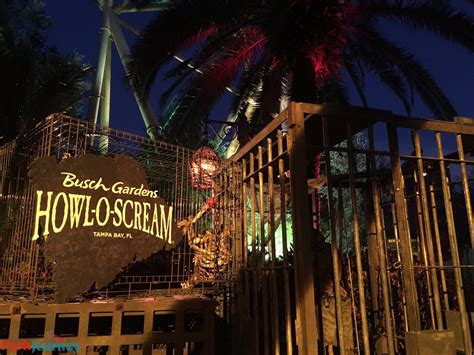 Opening Night At Howl O Scream At Busch Gardens Tampa Park Journey